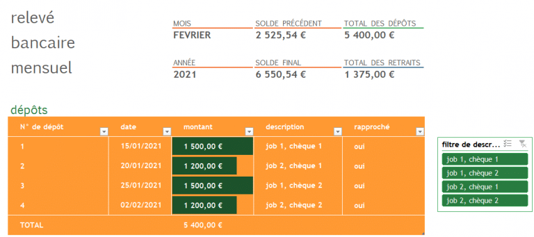 [Rapprochement bancaire excel] Modèle gratuit & téléchargeable